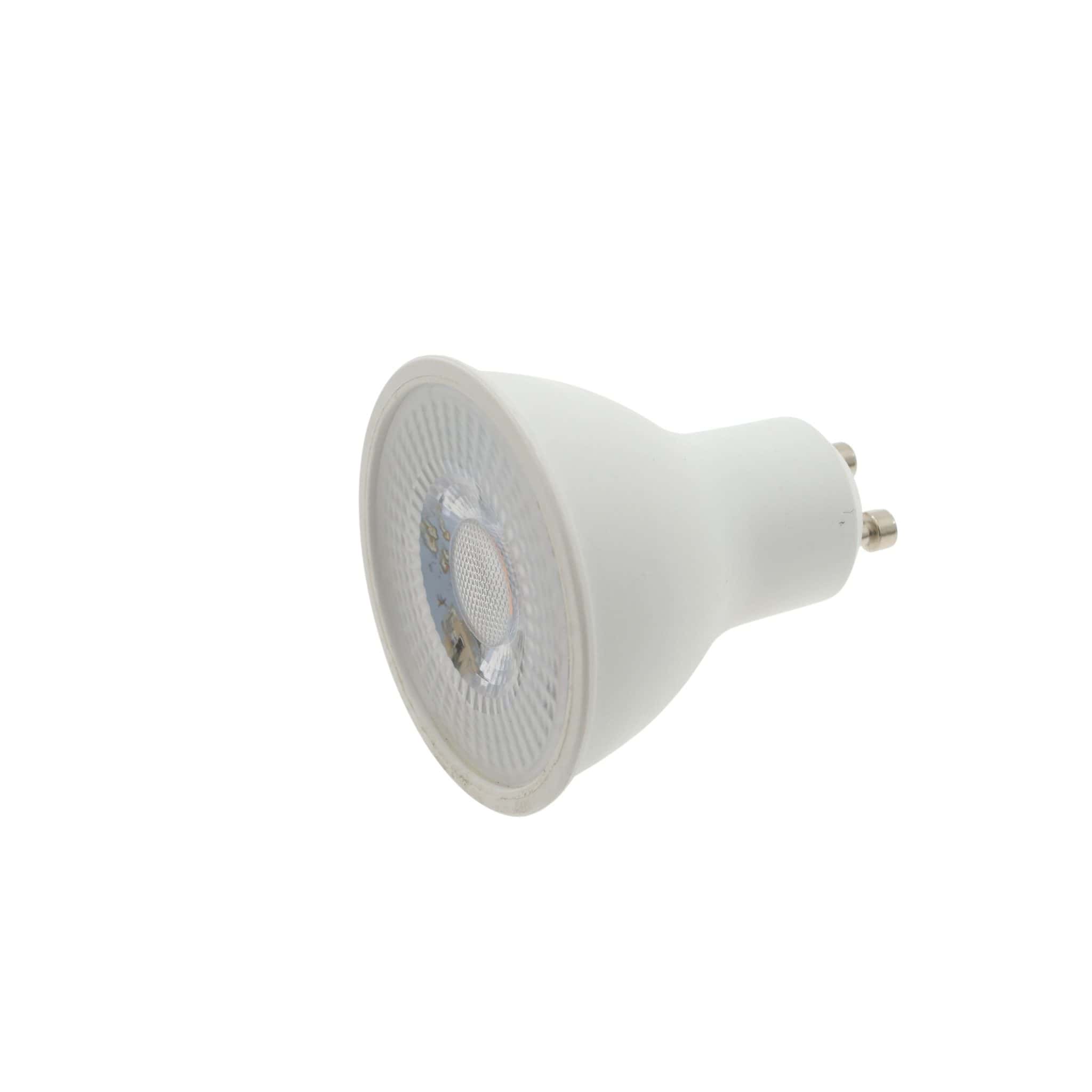 נורת לד GU10 7W 3000K ניתנת לעמעום - נורות, נורות G4/G9/GU10 - א. זגורי אביזרי תאורה בע"מ